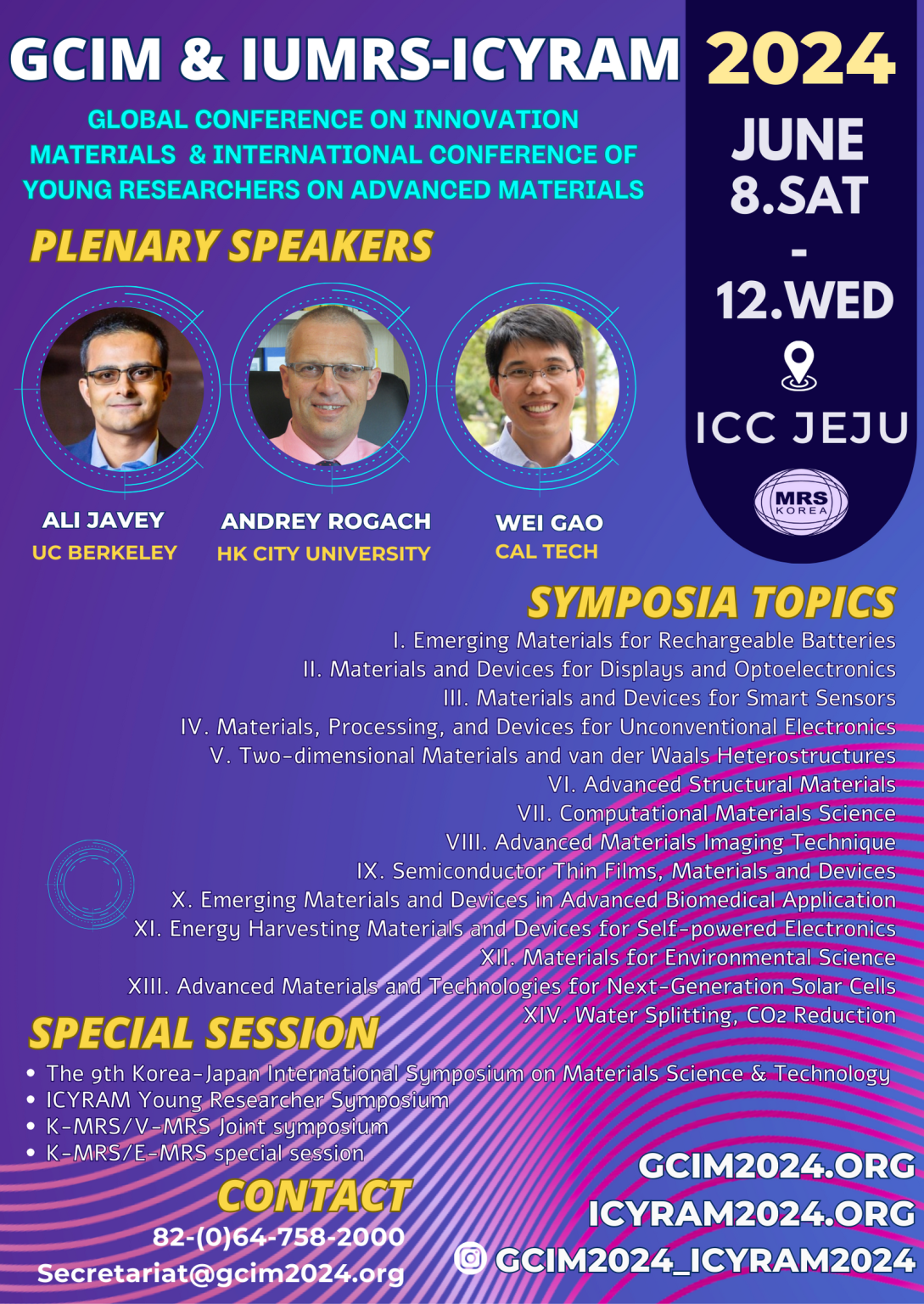 GCIM 2024 & IUMRS-ICYRAM 2024 – IUMRS